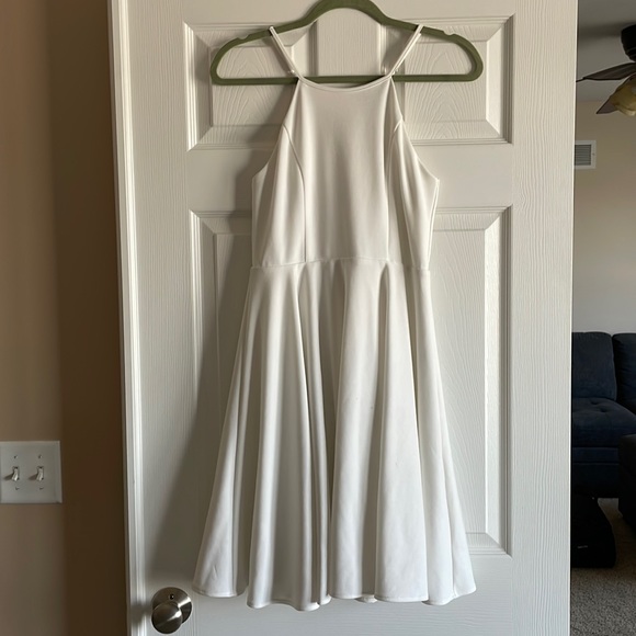 Lulus | Dresses | Lulus White Dress Engagement Party Bachelorette Dress ...